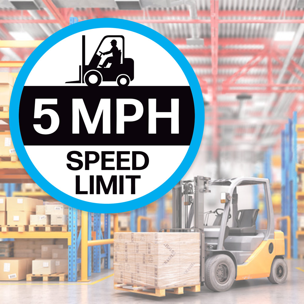 5 MPH Speed Limit Floor Decal – RubberStamps.com