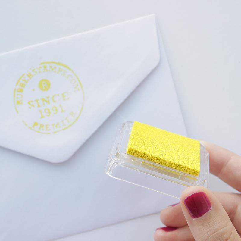 Canary Yellow Pigment Ink Pad (Small) – RubberStamps.com