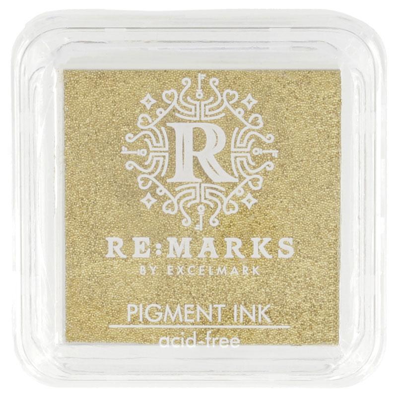 Gold Metallic Pigment Ink Pad (Small) – RubberStamps.com