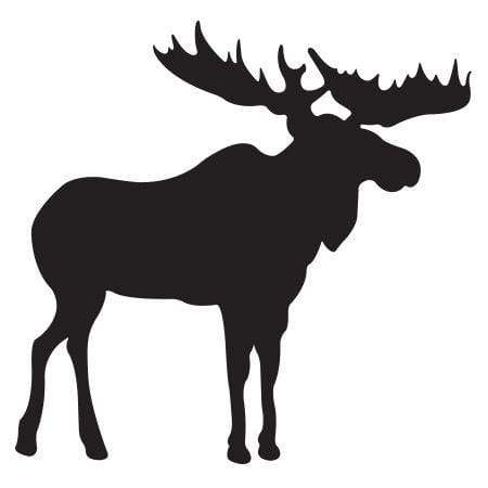 Moose Silhouette Stamp – RubberStamps.com