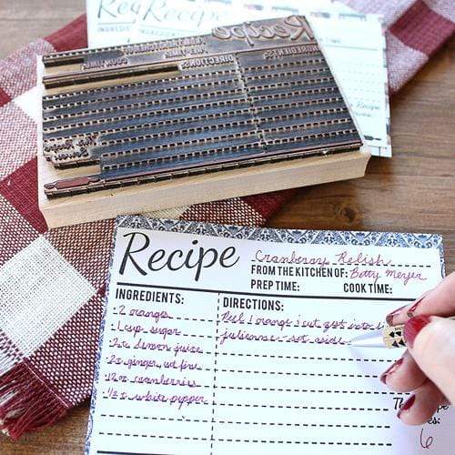 Recipe Card Stamp – RubberStamps.com