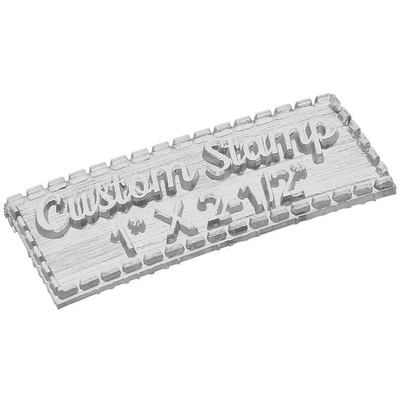 1" by 2-1/2" Custom Clear Stamp – RubberStamps.com