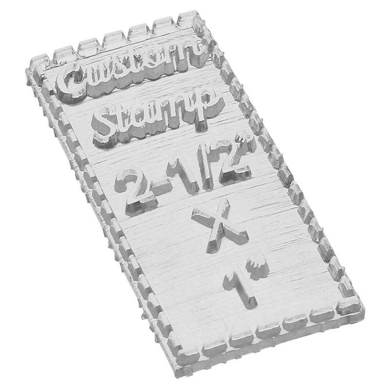 2-1/2" by 1" Custom Clear Stamp – RubberStamps.com