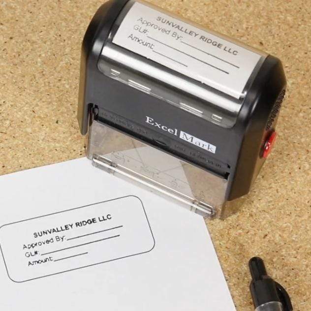ExcelMark A-1848 Self-Inking Stamp – RubberStamps.com