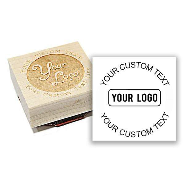 Square Wood Logo Stamp – RubberStamps.com