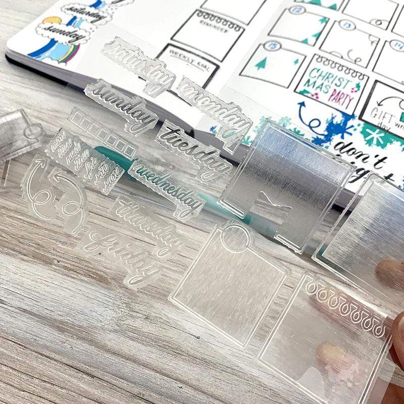 Missy Briggs Collection Wide Rule Box Stamp – RubberStamps.com