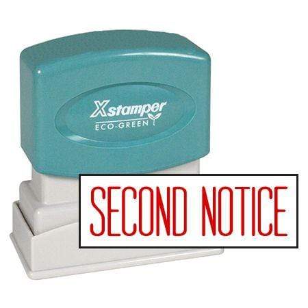 Second Notice Stamp (1012) – RubberStamps.com