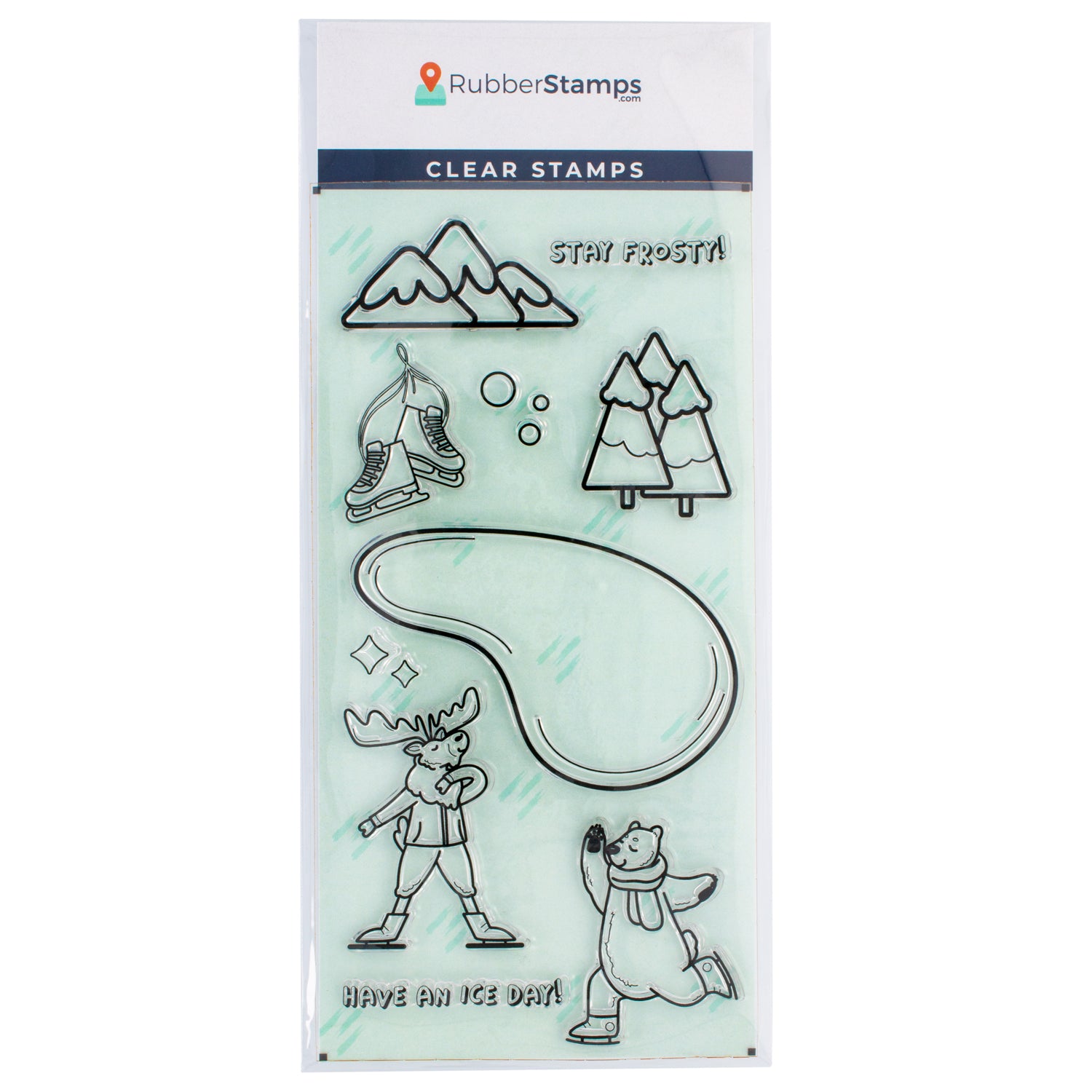 Stay Frosty Clear Stamp Set - RubberStamps.com